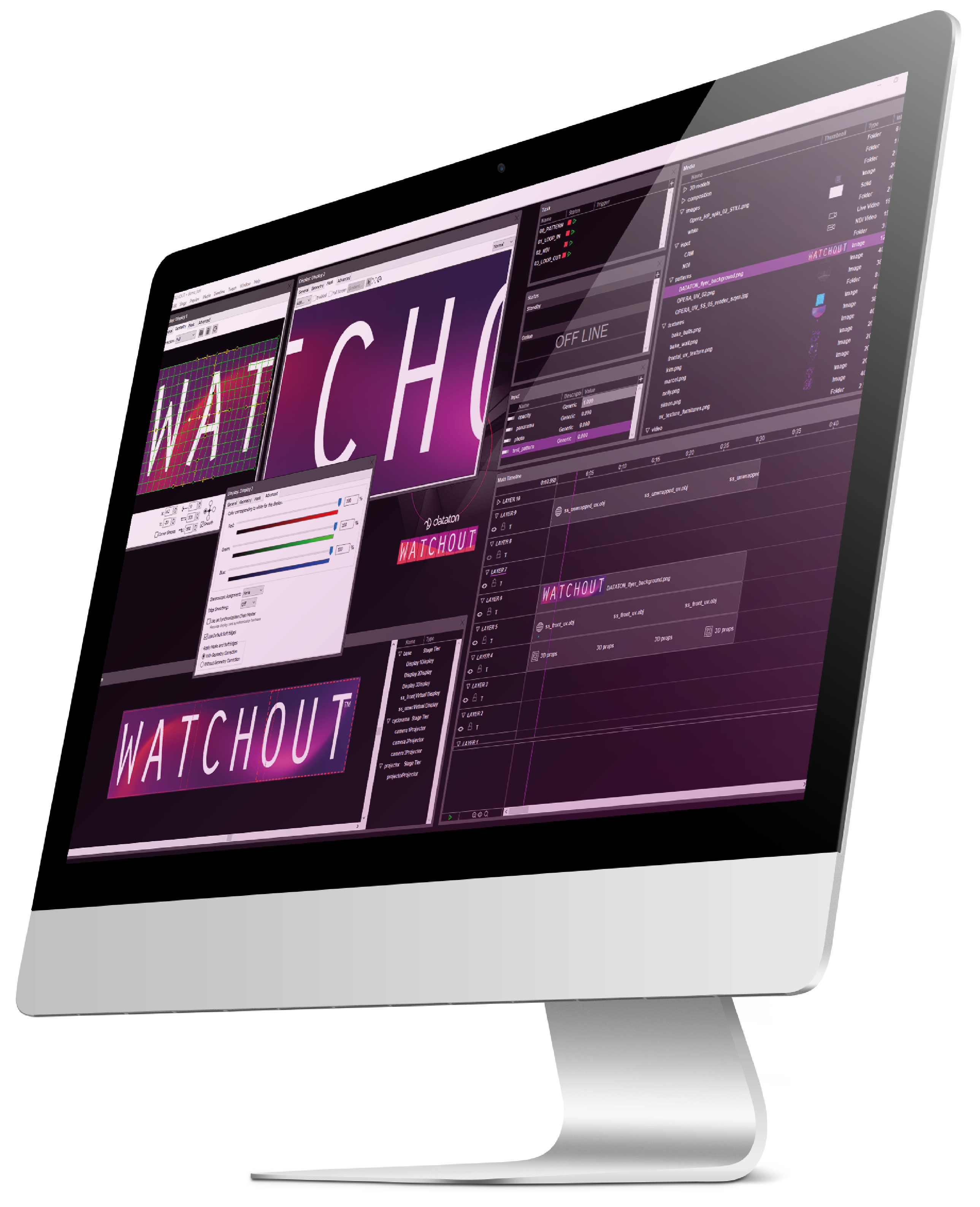 WATCHOUT and media servers for multi-display | Dataton